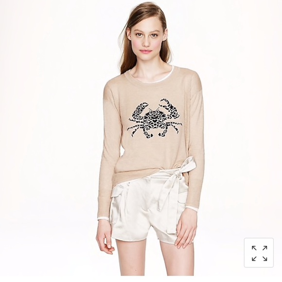 J. Crew | Sweaters | Rare Jcrew Crab Sweater | Poshmark